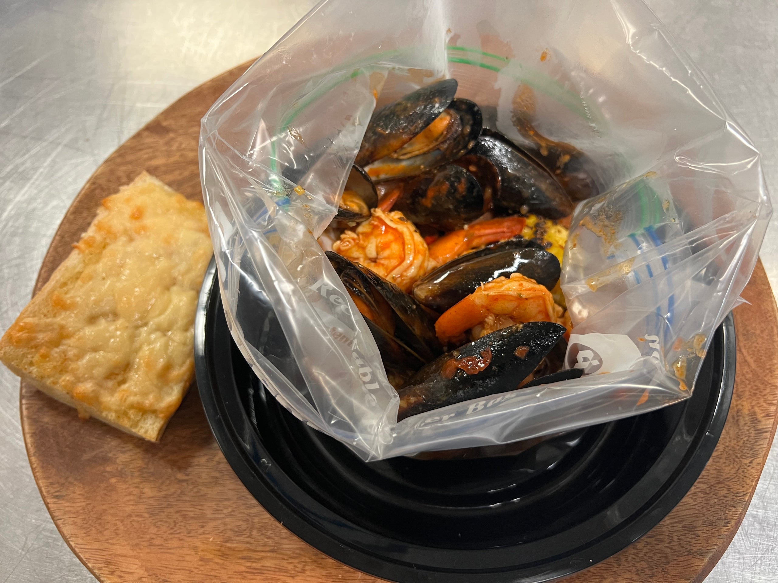 Shrimp and Mussels Boil in a Bag (Gluten-Free) - FRIDAYS ONLY | Feast ...